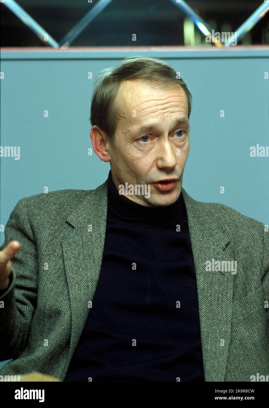 Oslo 19850203 The Swedish actor Gösta Ekman in Norway. Interview ...