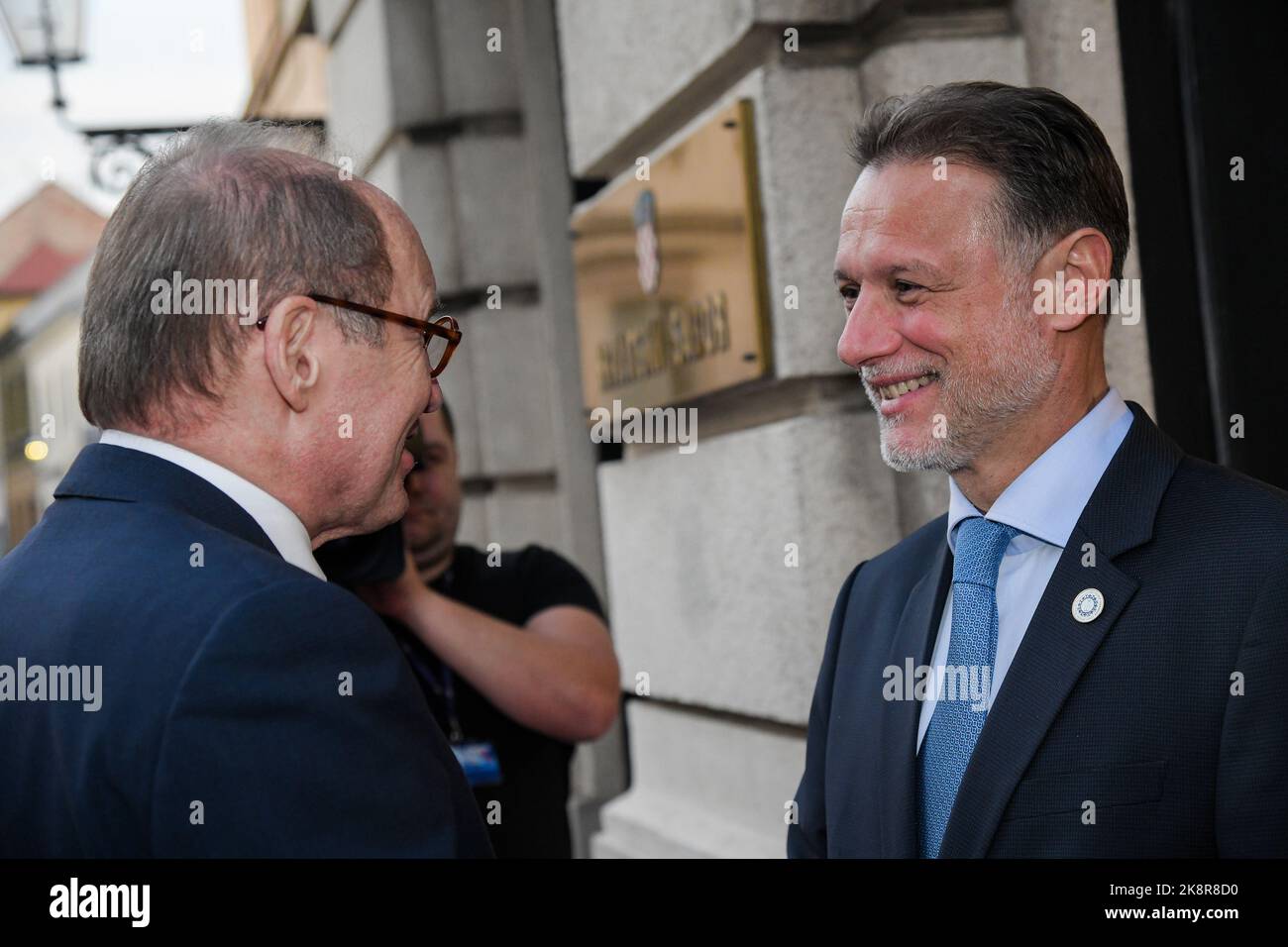 Zagreb, Croatia on October 24, 2022. The Speaker of the Croatian ...