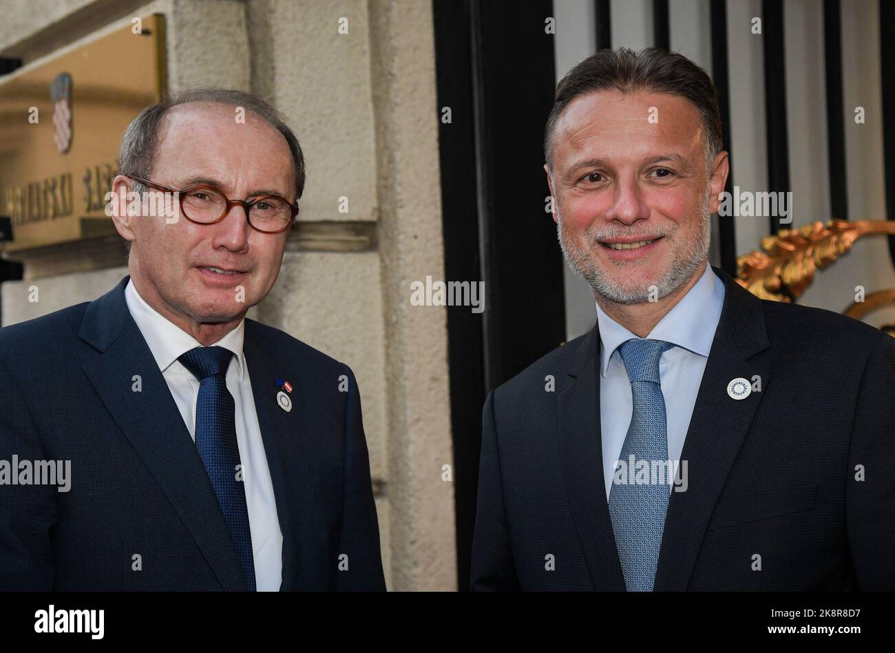 Zagreb, Croatia on October 24, 2022. The Speaker of the Croatian ...