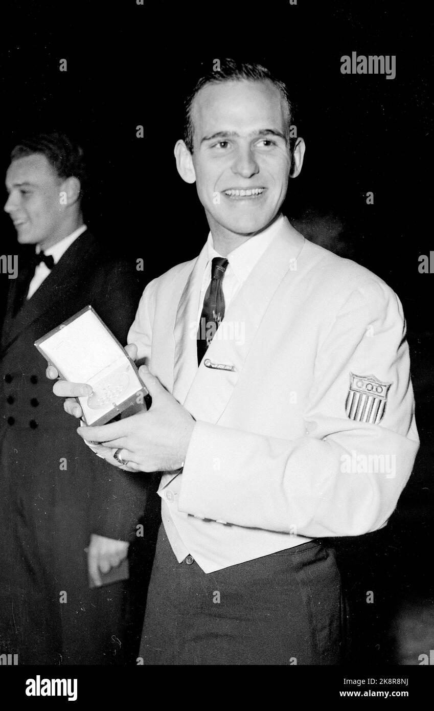 Oslo 19520221: Olympic Games, figure skating, men, Richard Button (Dick ...