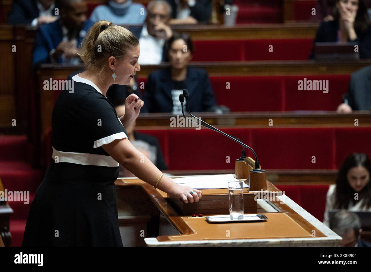 Paris, France, October 23, 2022. French deputy and president of La ...