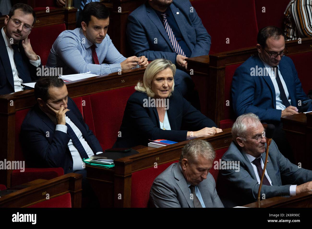 Paris, France, October 23, 2022. French deputy and president of Le ...