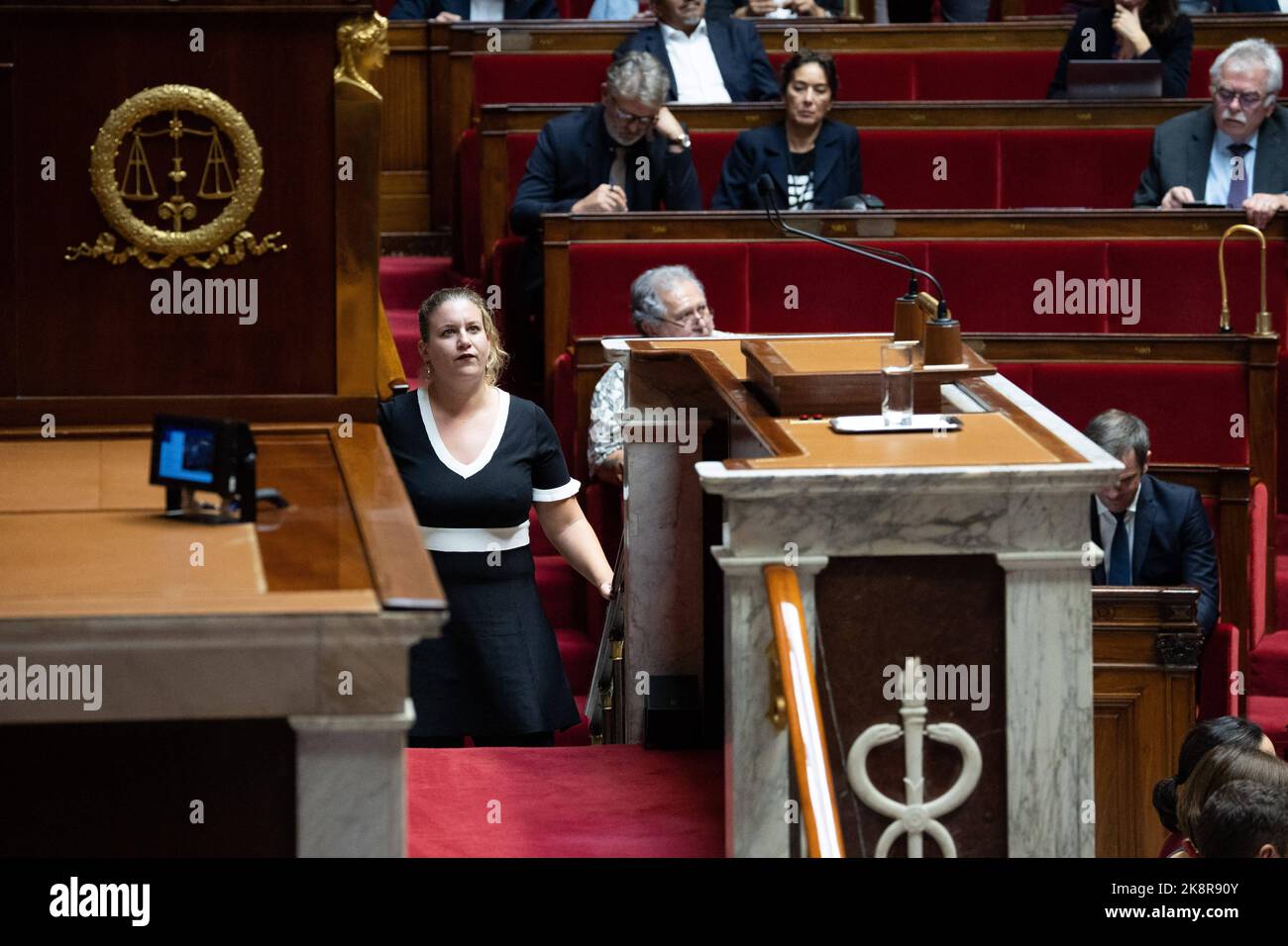 Paris, France, October 23, 2022. French deputy and president of La ...