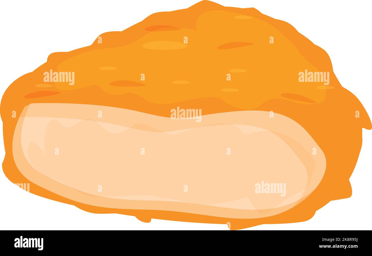 Fry nugget icon cartoon vector. Fast food. Fried menu Stock Vector ...