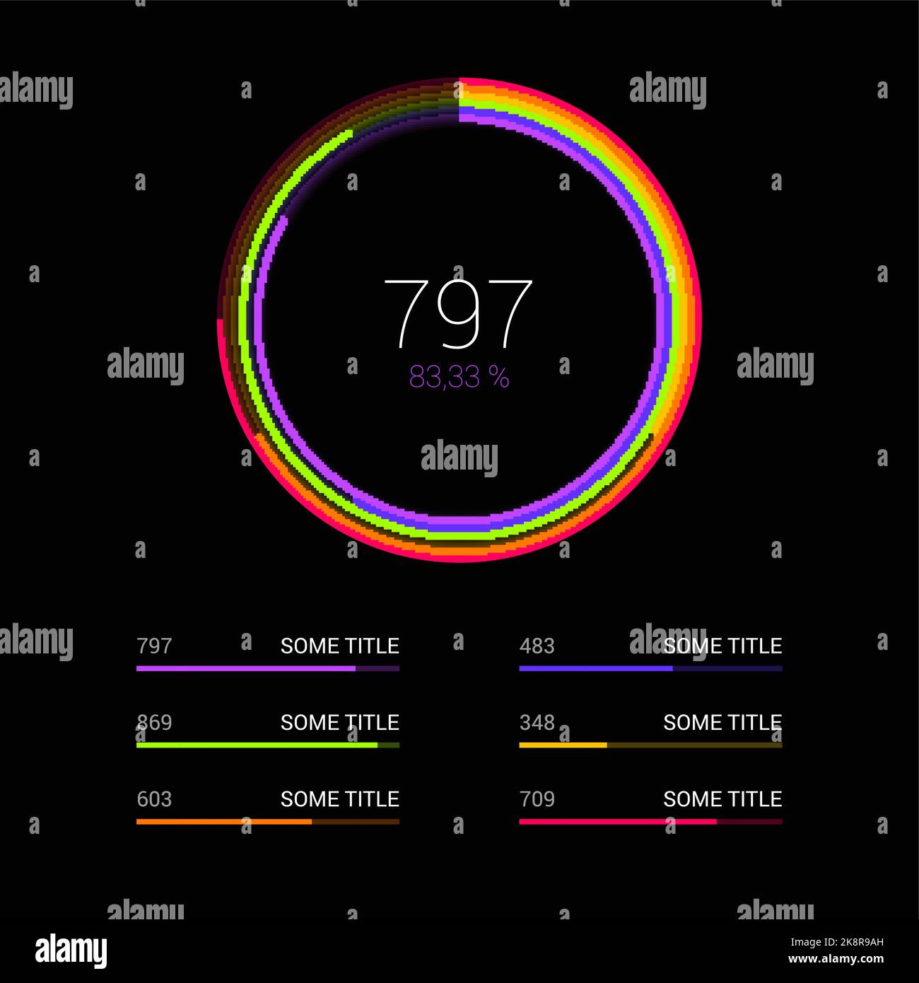 Infographic design template. Pie chart with 3 steps. Can be used for ...