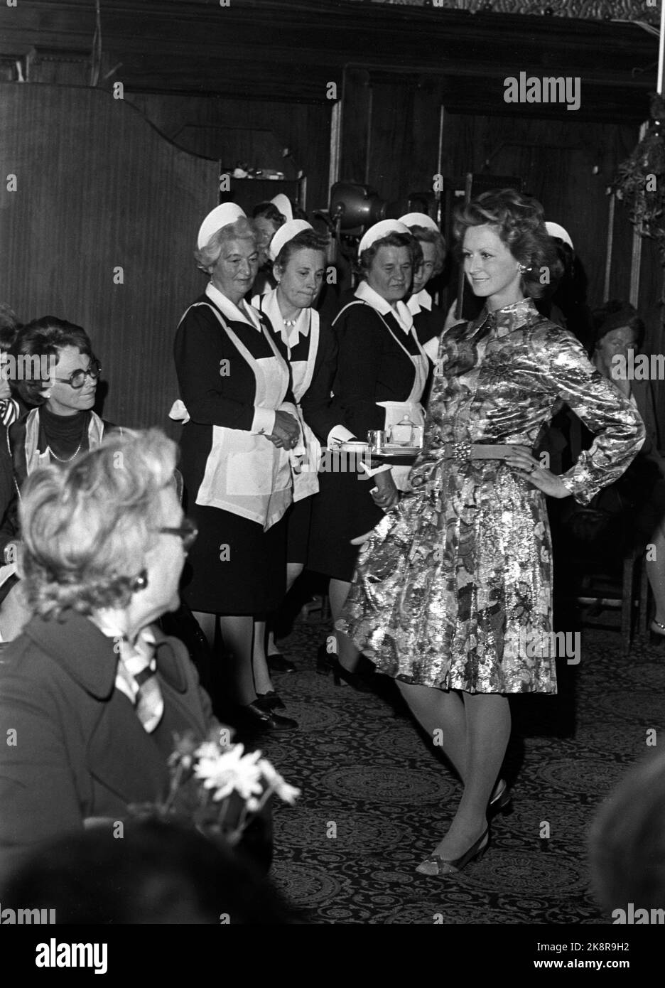 Oslo September 30, 1972. Mannequin show at Hotel Bristol. Here is a ...