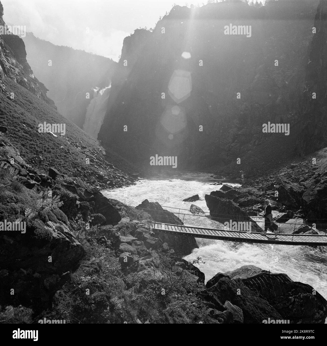 Sverre a current ntb landscape summer nature bridge waterfall hi-res ...