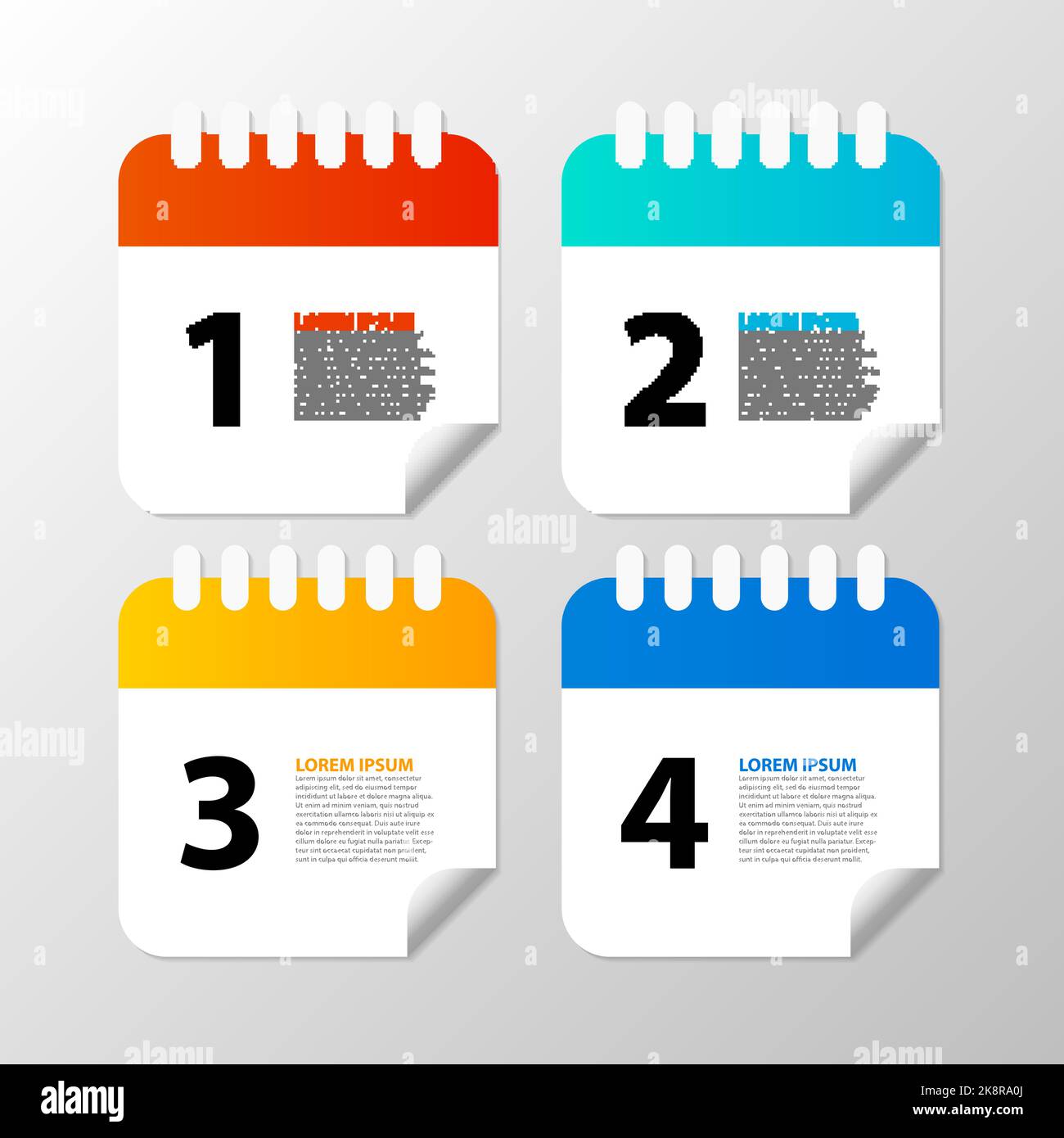 Infographic design template. Creative concept with 4 steps. Can be used ...