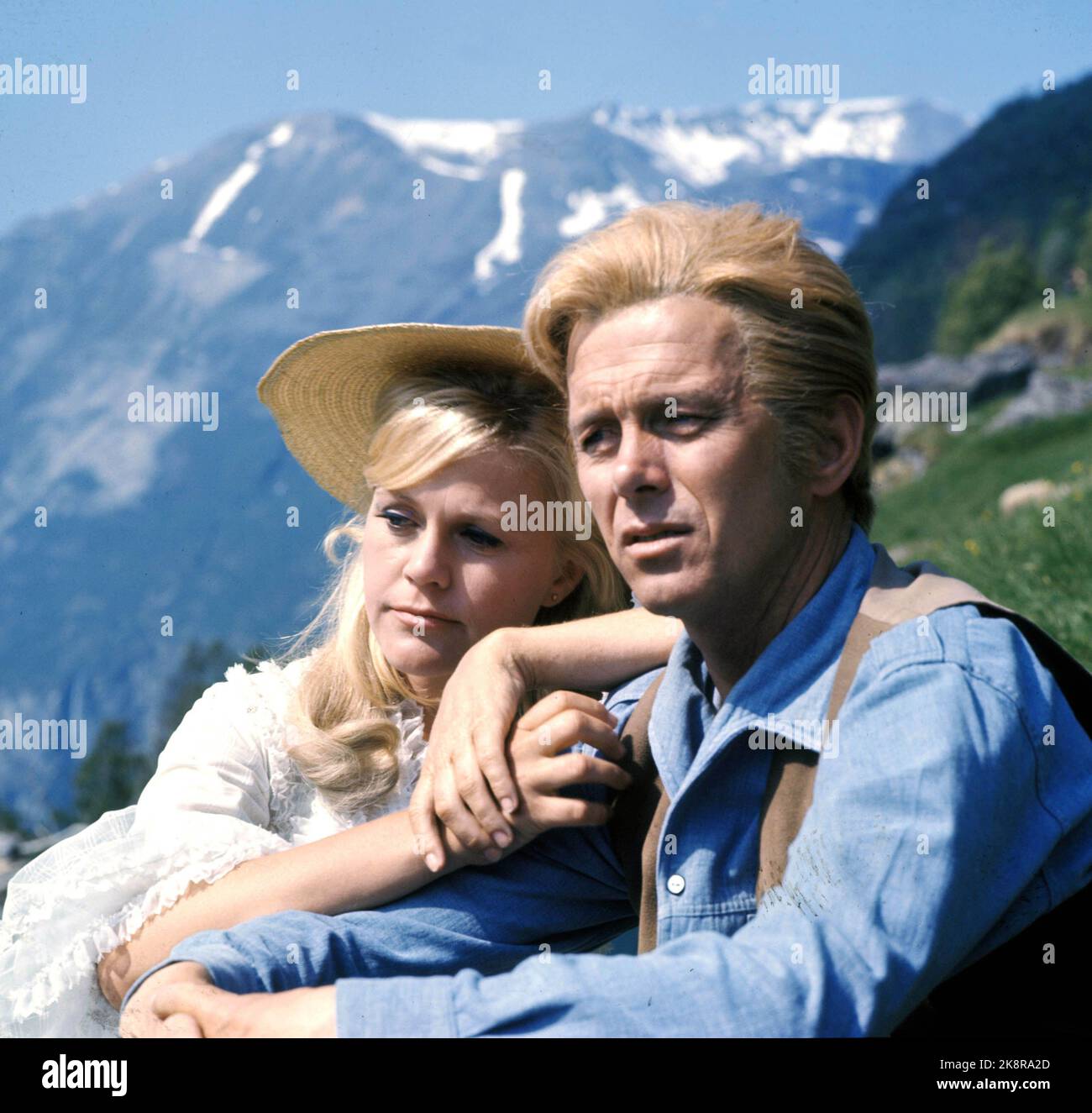 Geiranger 19690624. The actors Toralv Maurstad (such as Edvard Grieg ...