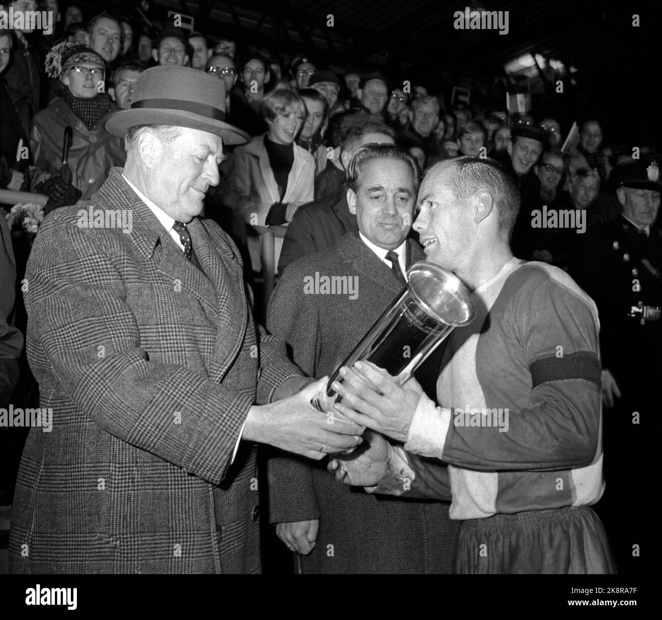 Oslo 19681027 The Lyn Football Club took "The Double" in 1968. Here ...