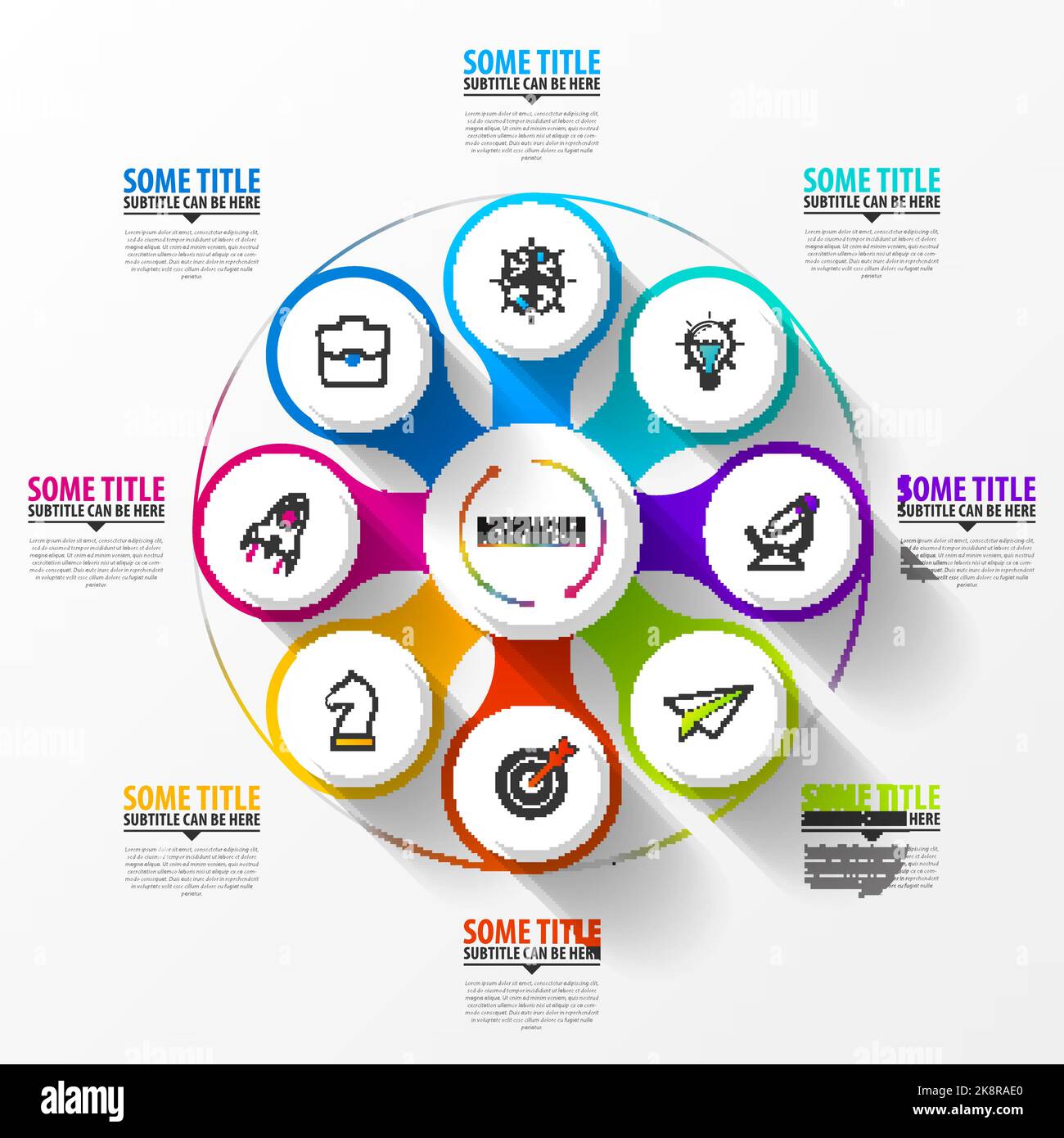 Infographic design template. Business concept with 8 steps. Can be used ...