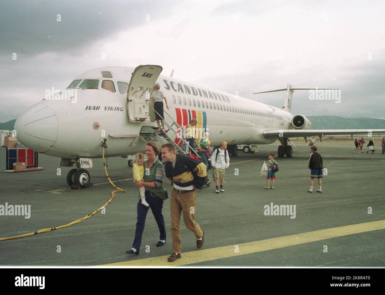 Sas aircraft on the ground at alta airport photo hi-res stock ...
