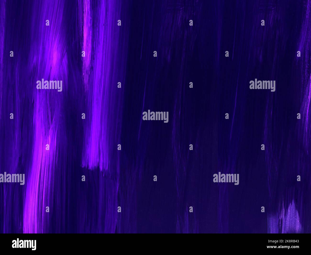 Neon abstract art painting in blue and purple colors, creative hand ...