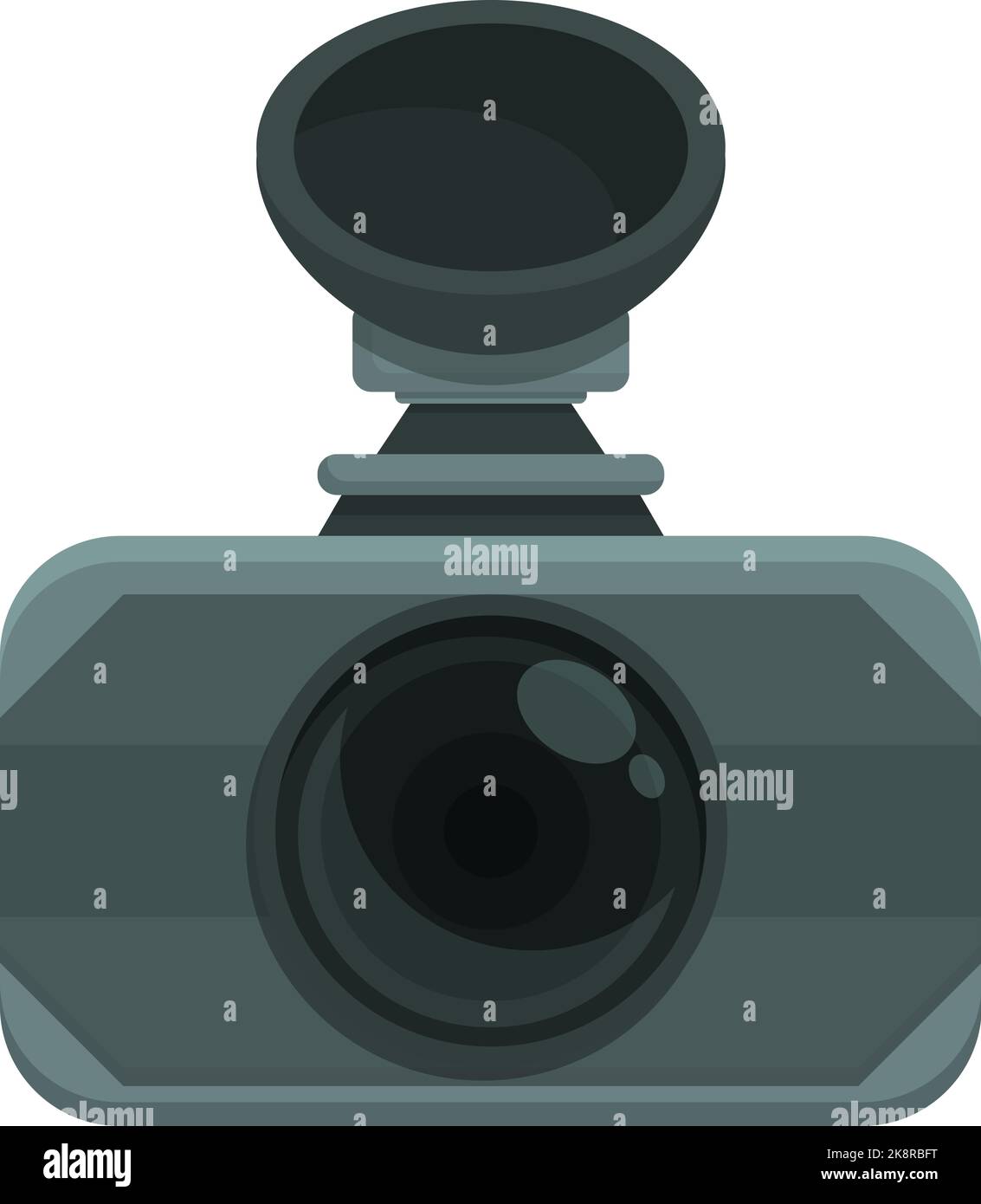 Digital dashcam icon cartoon vector. Video recorder. Car drive Stock ...
