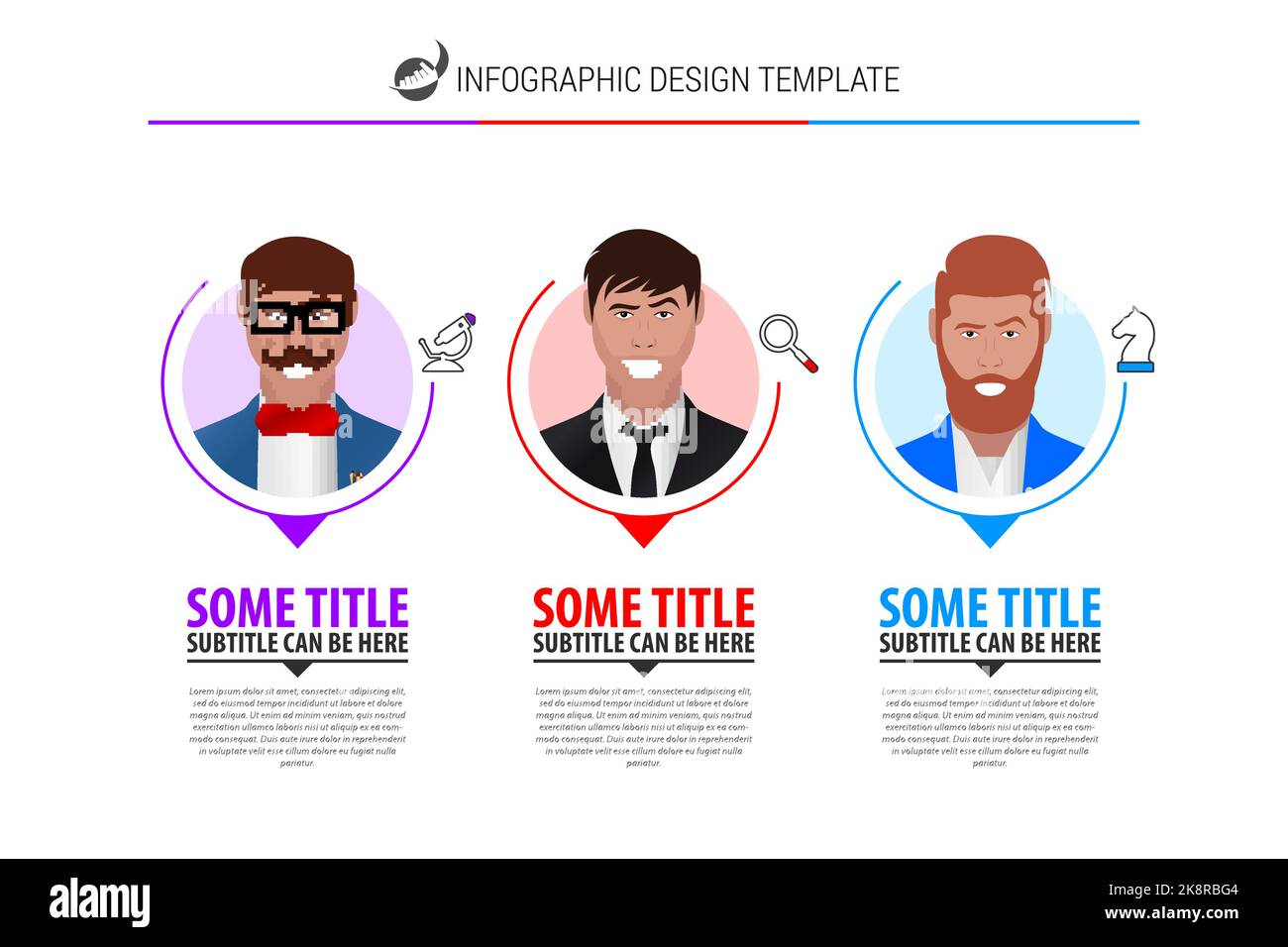 Infographic design template. Creative concept with 3 steps. Can be used ...