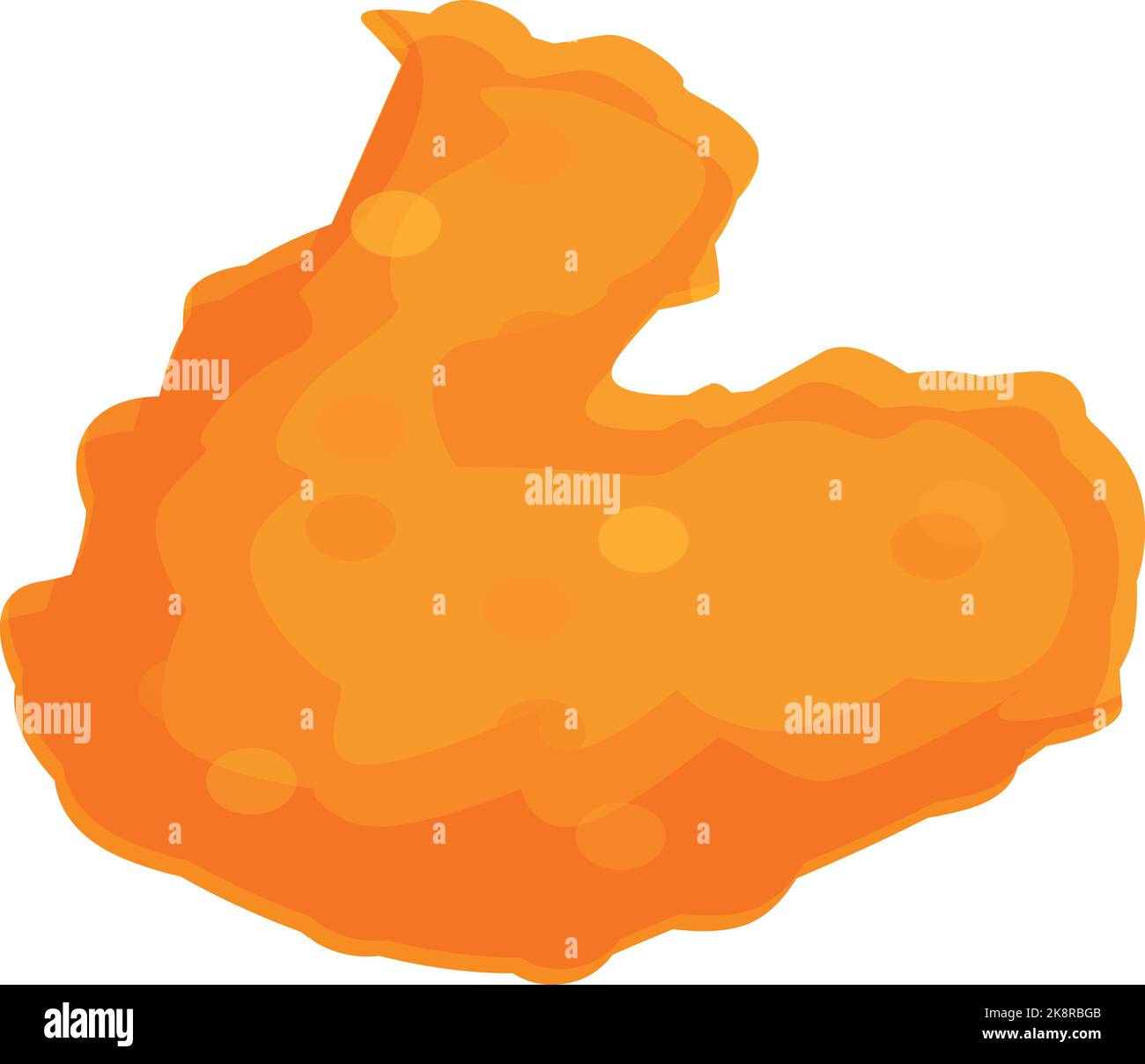 Cooking nugget icon cartoon vector. Fast food. Meal box Stock Vector ...