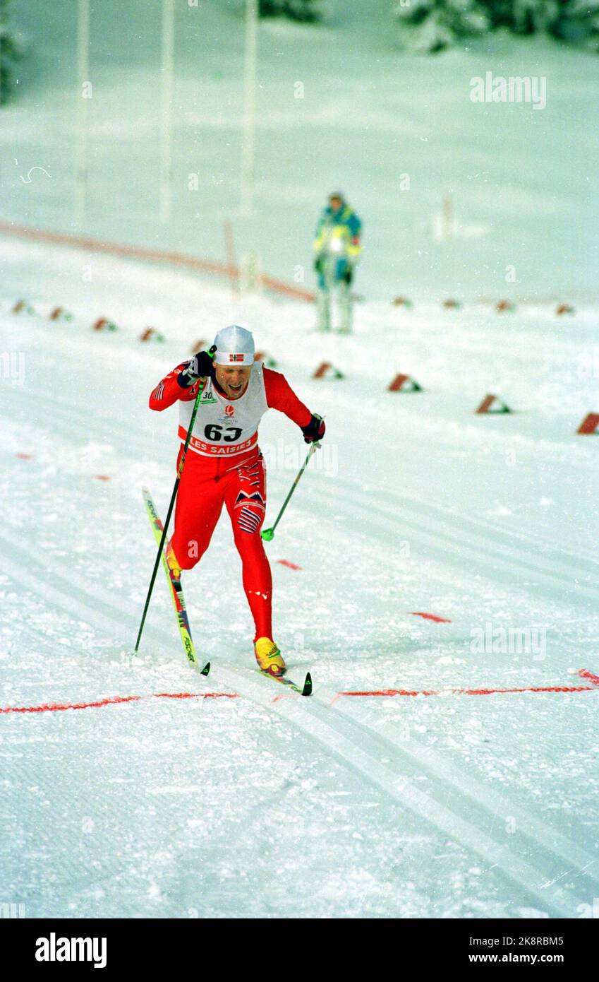 Jon eeg ntb ntb cross country skiing olympics action alone hi-res stock photography and images ...