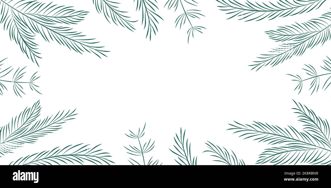 Christmas background branch fir Stock Vector Images - Alamy