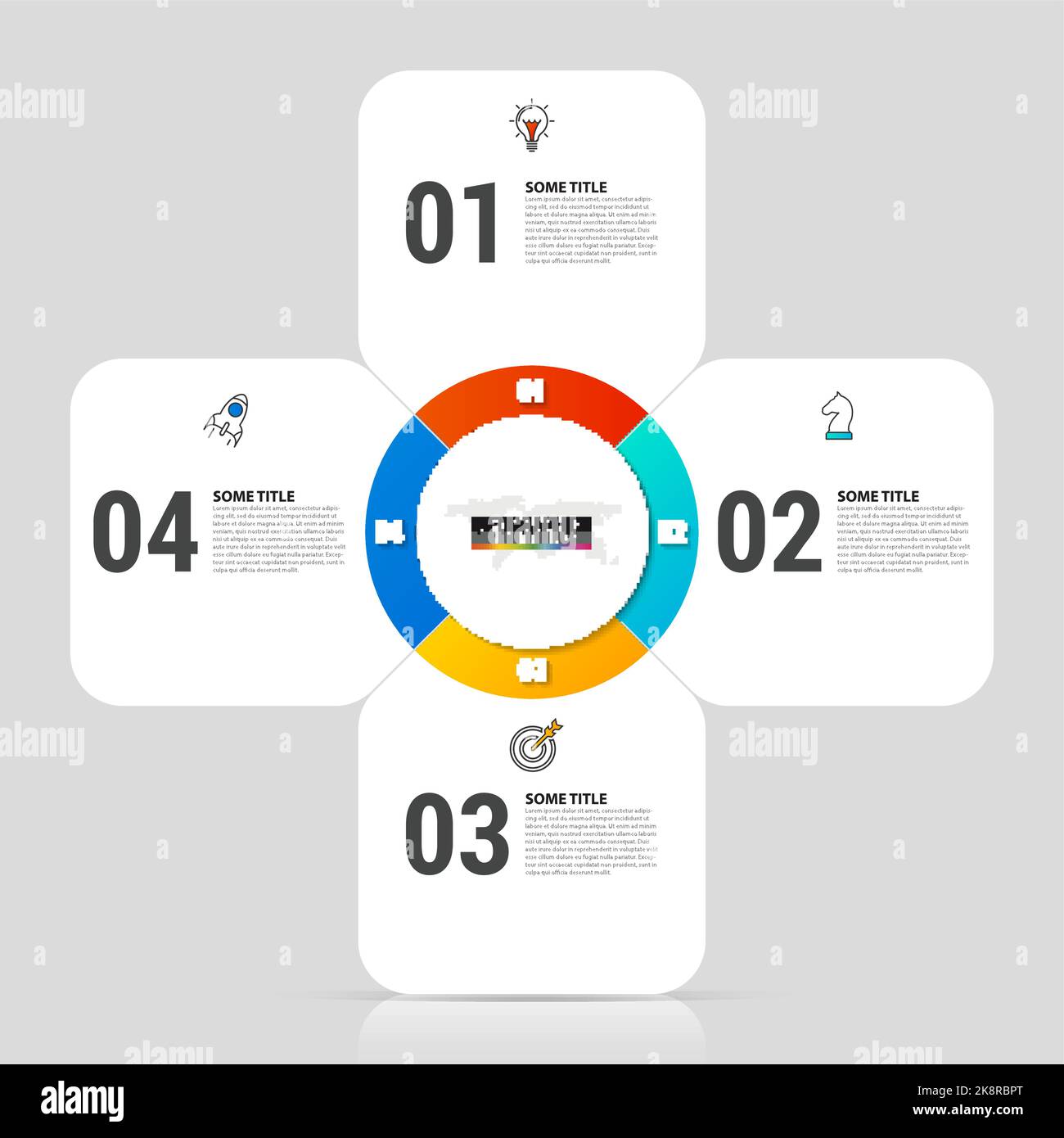 Infographic design template. Creative concept with 4 steps. Can be used ...