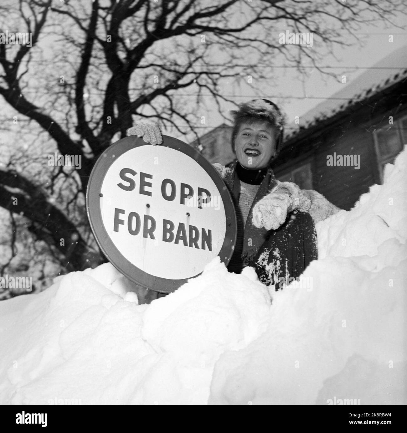 Stuck on a sign Black and White Stock Photos & Images - Alamy