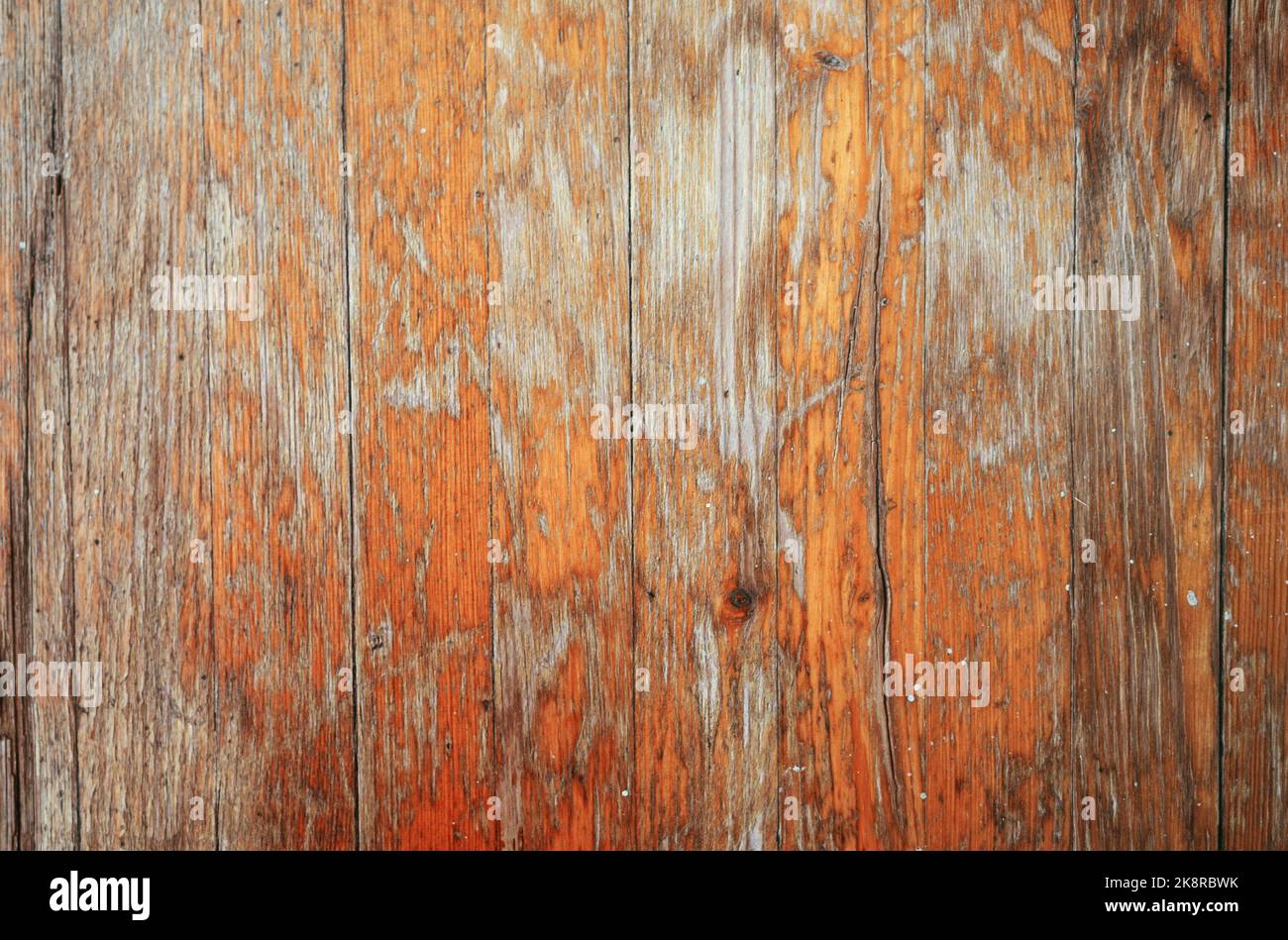 texture of red paint peeling off wooden boards, abstract background ...