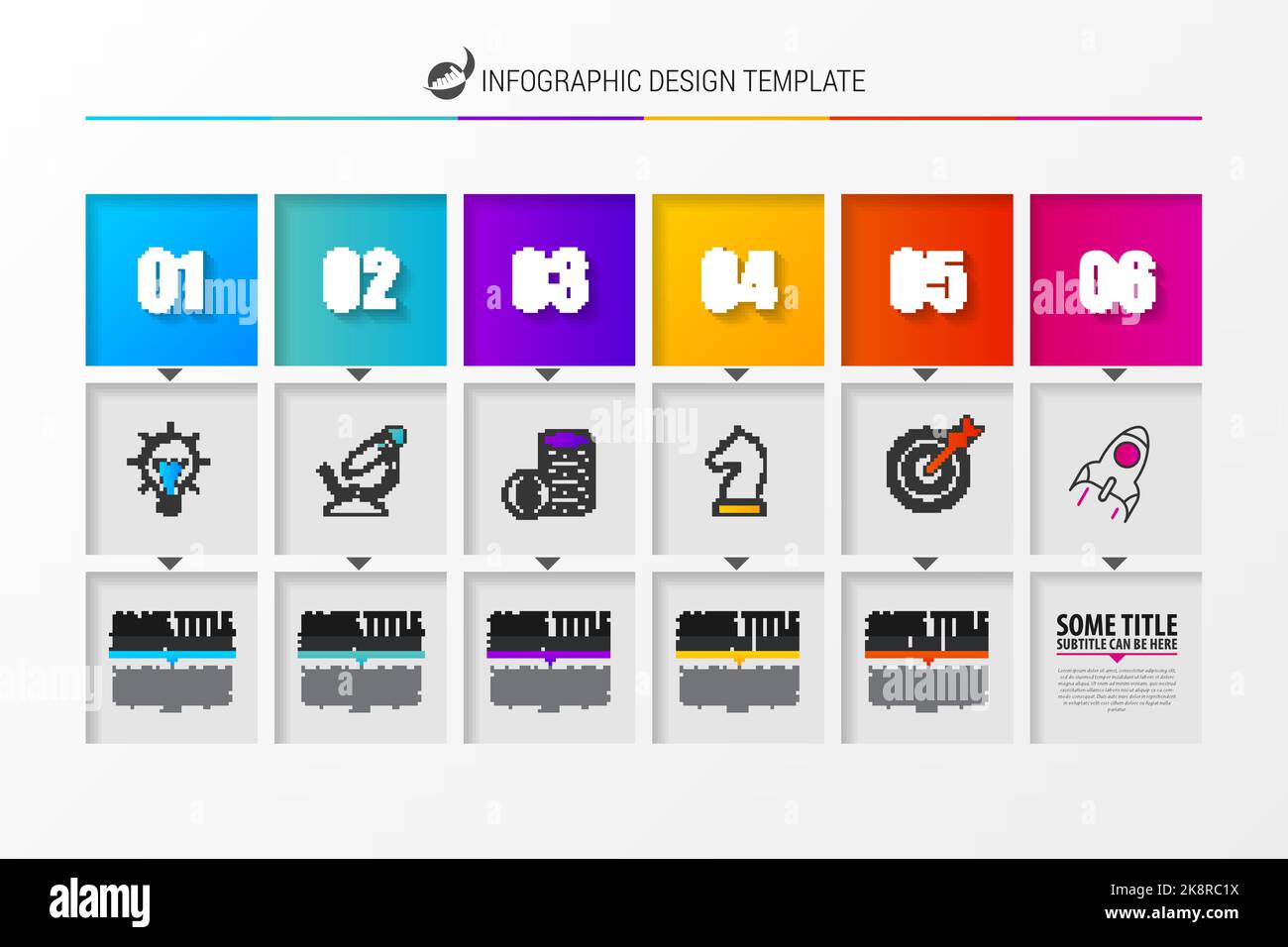 Infographic design template. Creative concept with 6 steps. Can be used ...