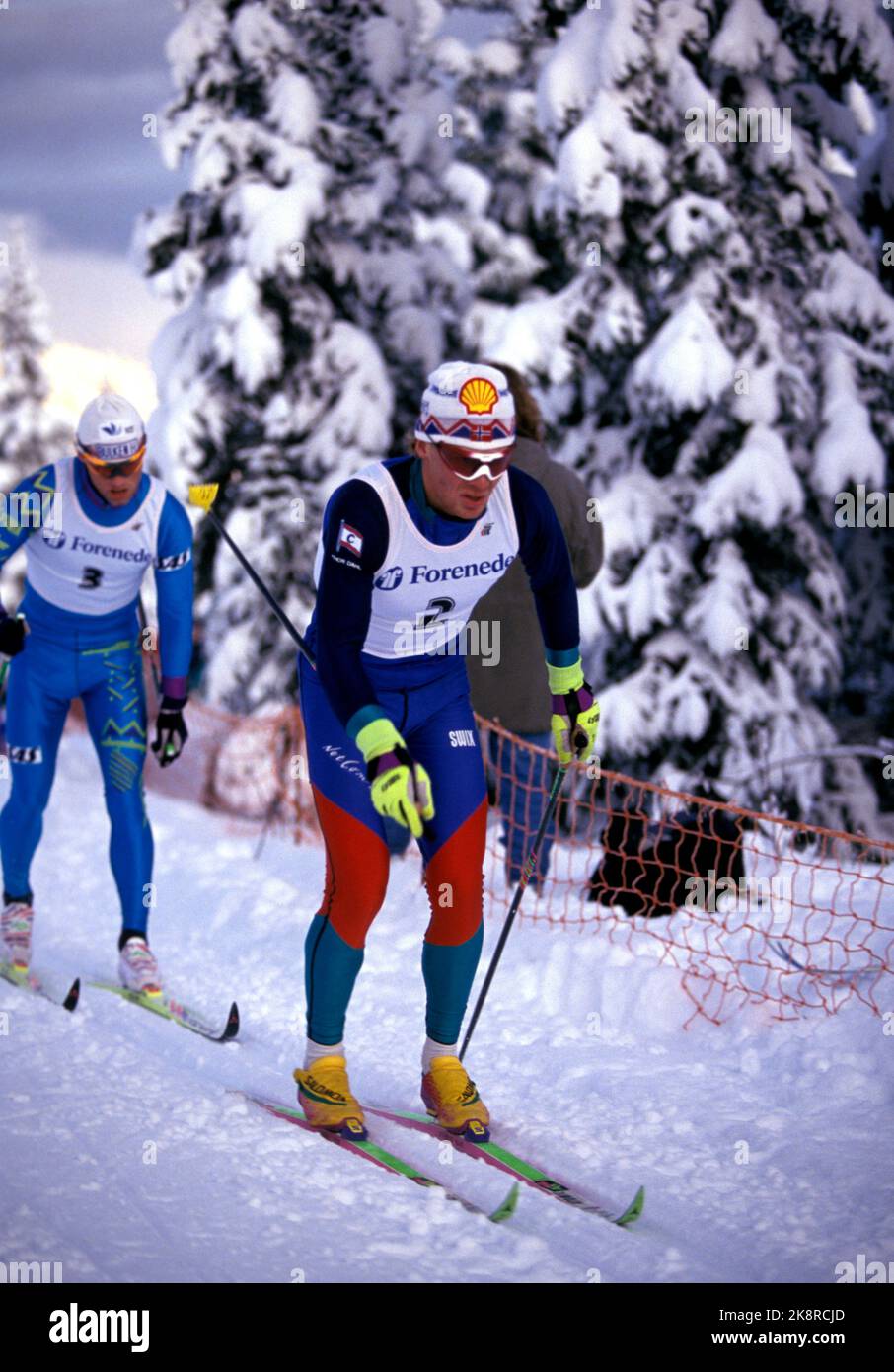 1992 egil kristiansen during the nm ski in trondheim photo hi-res stock ...