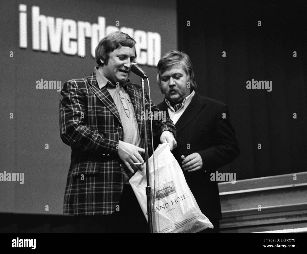 Rolv wesenlund and harald heide steen jr photo hi-res stock photography ...