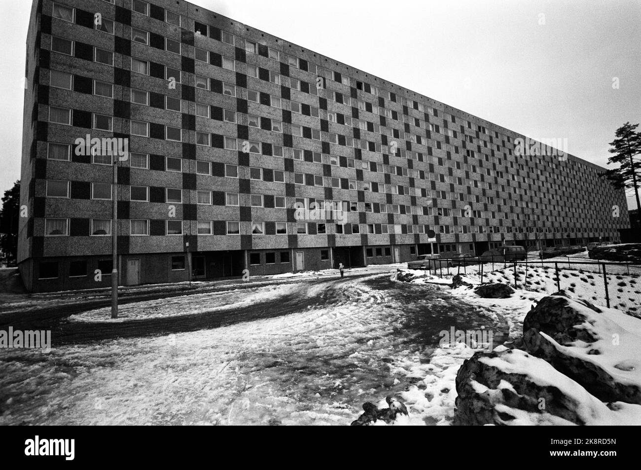 Ammerud, Oslo, 1971 In the Ammerud block there are between 1000-200 ...