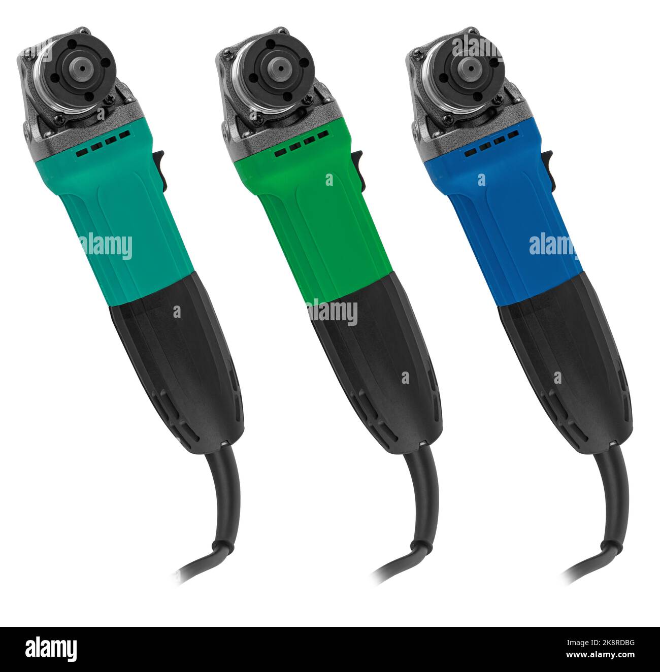 angle grinder, electric tool for repair work, on a white background in ...