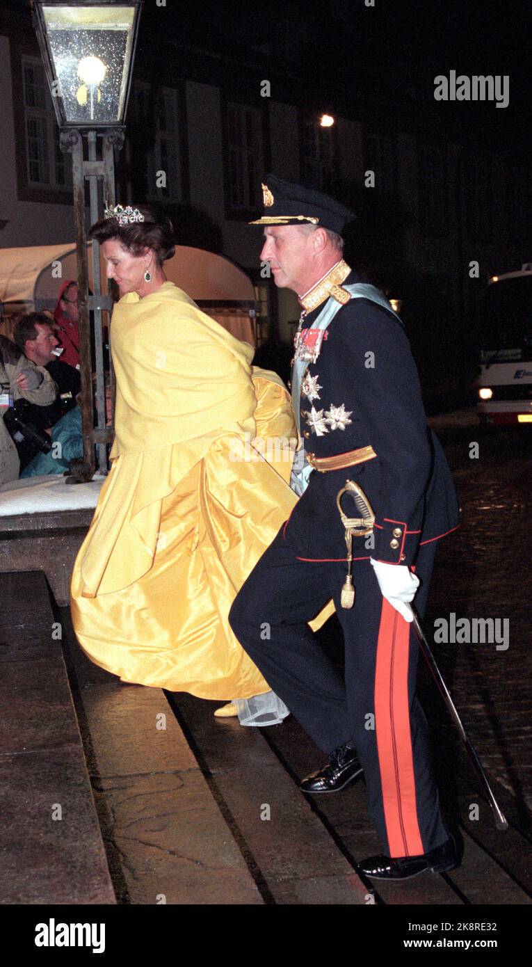 Copenhagen. Royal wedding in Denmark. Prince Joachim marries Alexandra ...