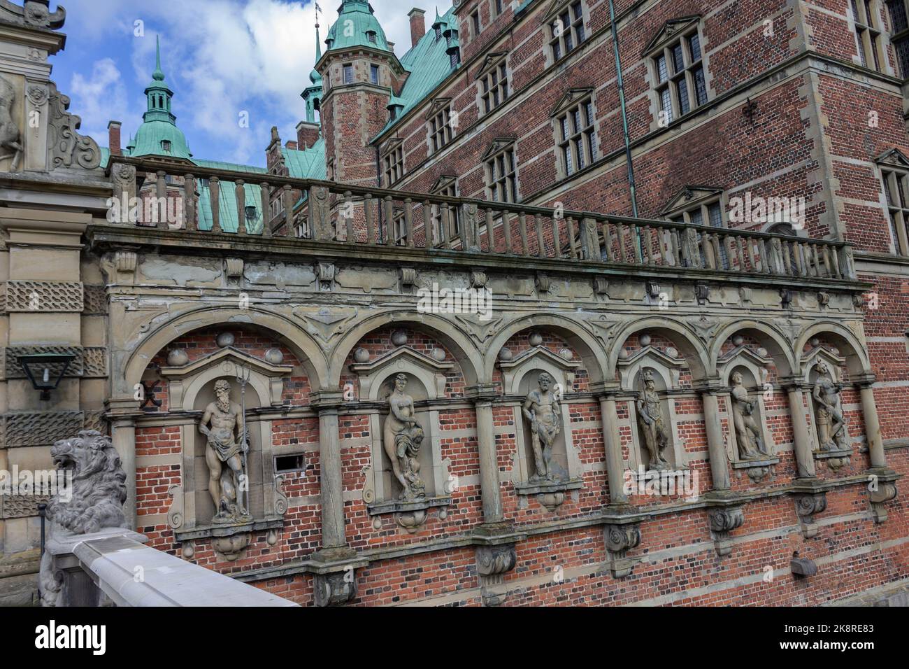 The Frederiksborg Castle facade in Copenhagen, Denmark Stock Photo - Alamy