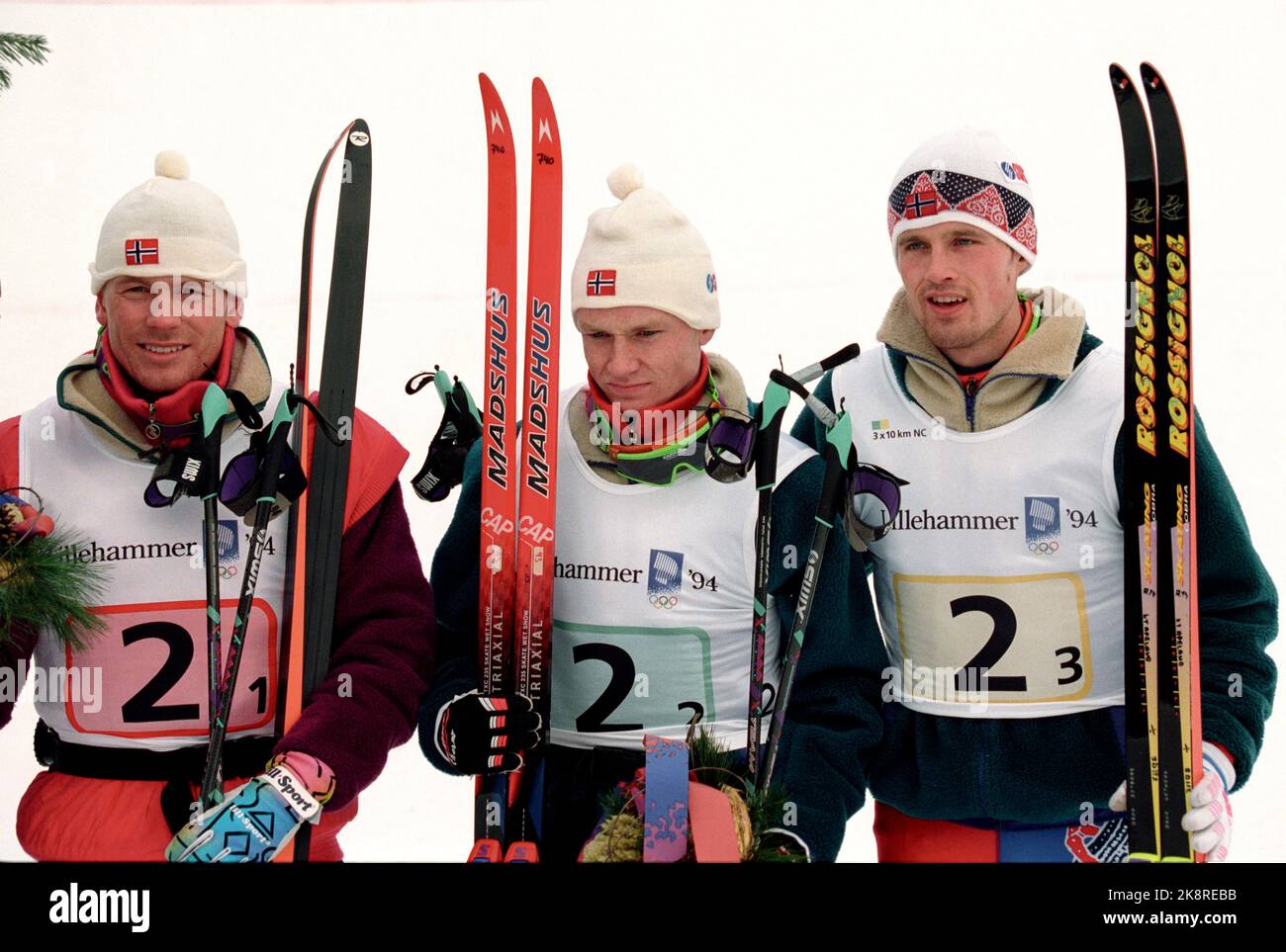 Fred borre lundberg and knut tore apeland photo hi-res stock ...