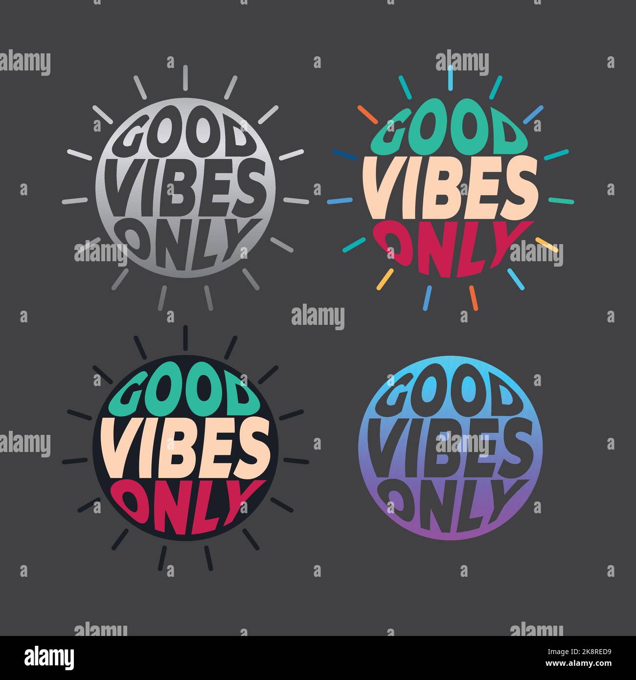 GOOD VIBES ONLY, lettering typography design artwork collection ...