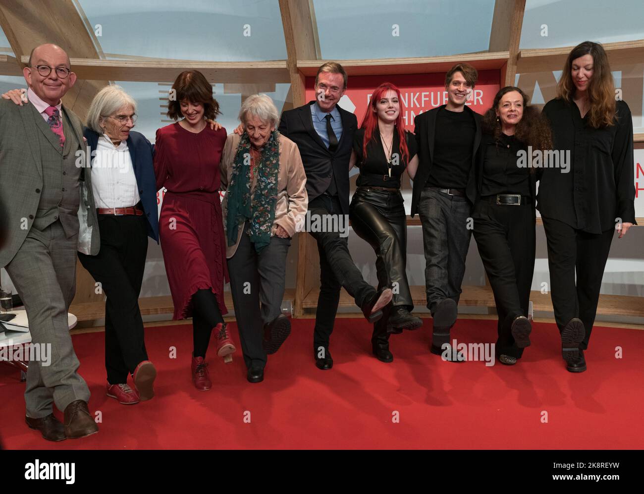 FRANKFURT AM MAIN, Germany - October 20 2022: Denis Scheck, Donna Leon ...