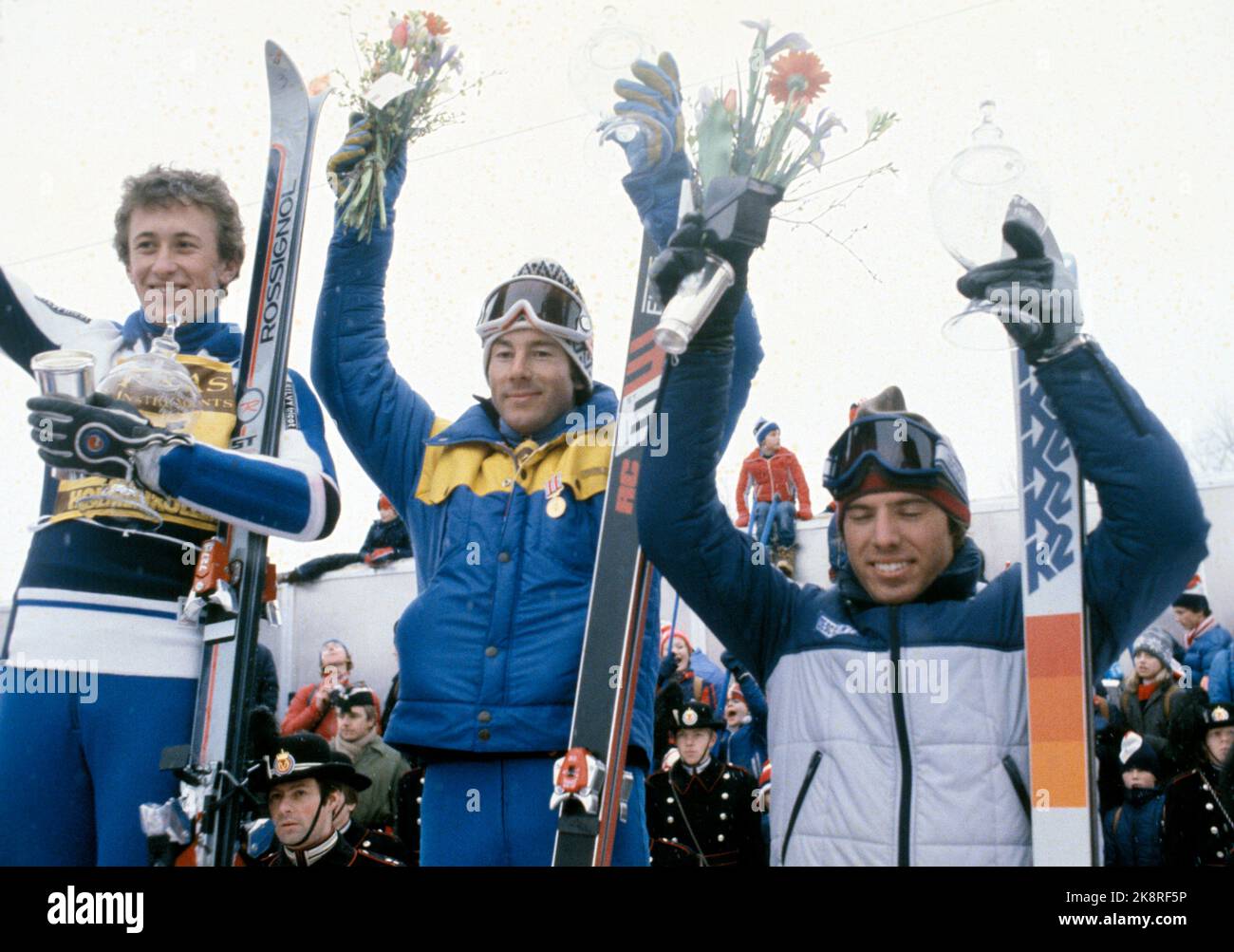 Here with phil mahre and leonardo david photo hi-res stock photography ...