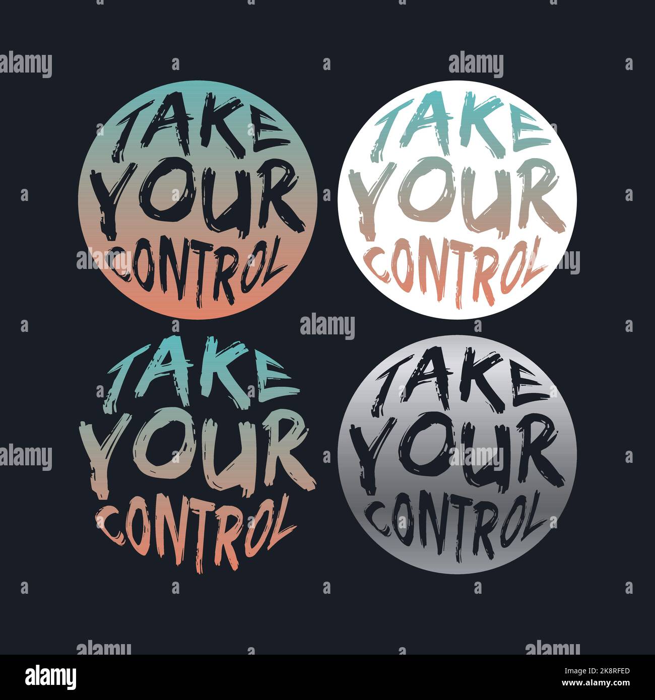 TAKE YOUR CONTROL, lettering typography design artwork collection ...