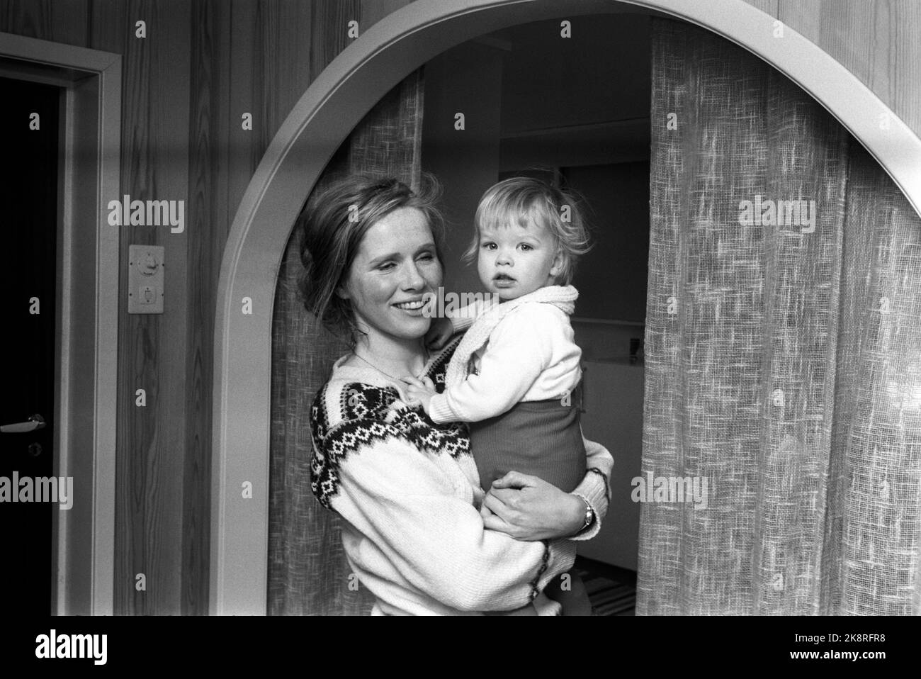 The current March 1968 At home with actress Liv Ullmann on Strømmen ...