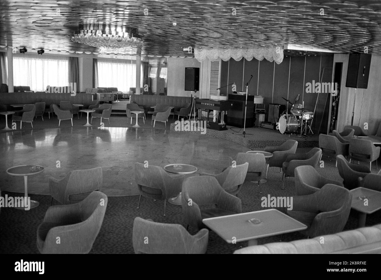 Dance restaurant with dance floor and stage photo hi-res stock ...