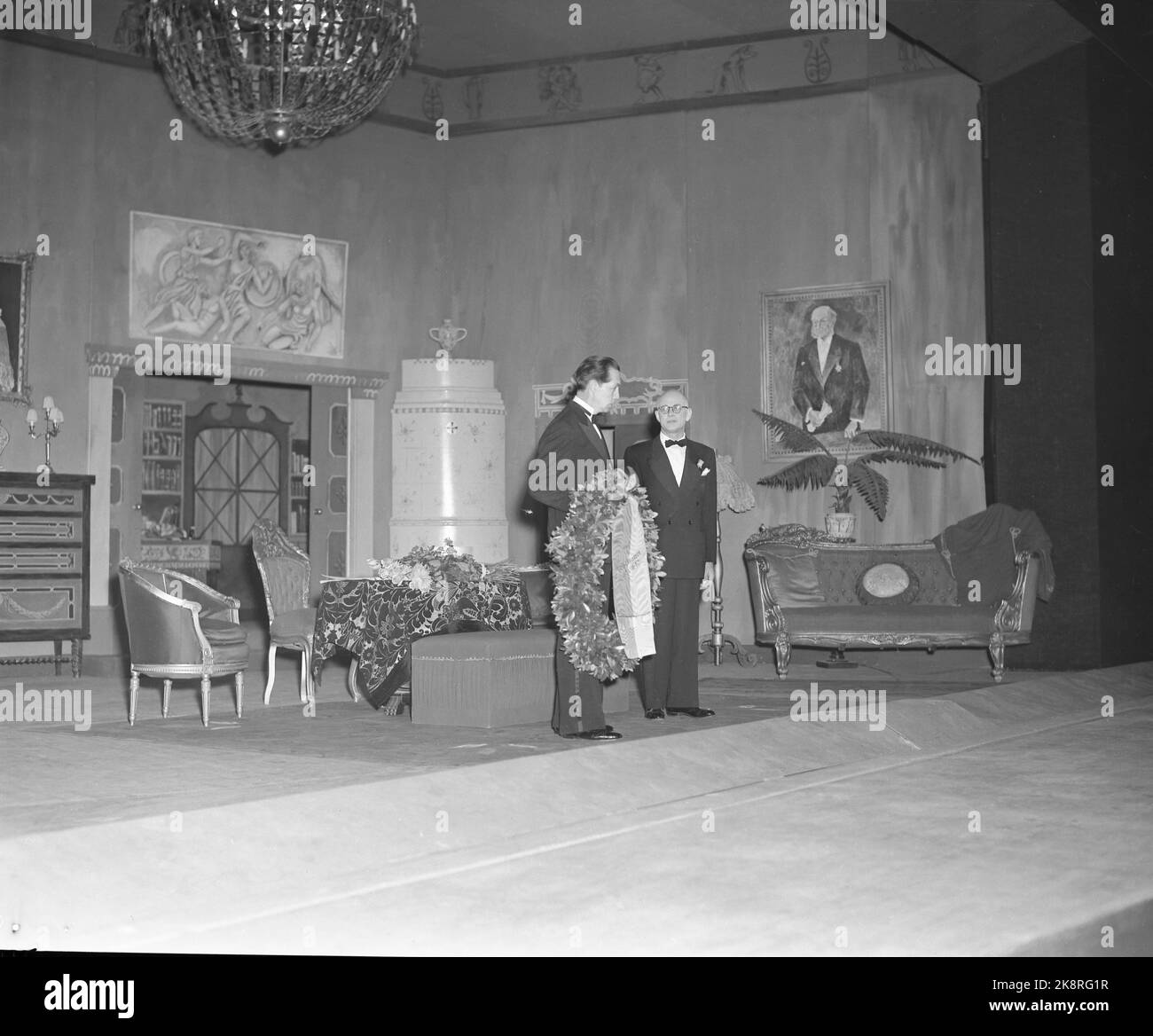 Oslo, 19521124. The opening of the Folketeateret. The Folketeater's ...