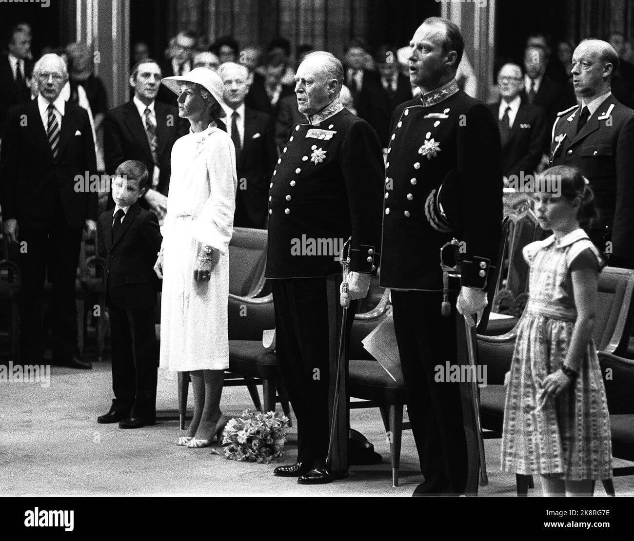 Oslo 19800607: Prince Haakon Magnus (6) First representation assignment ...