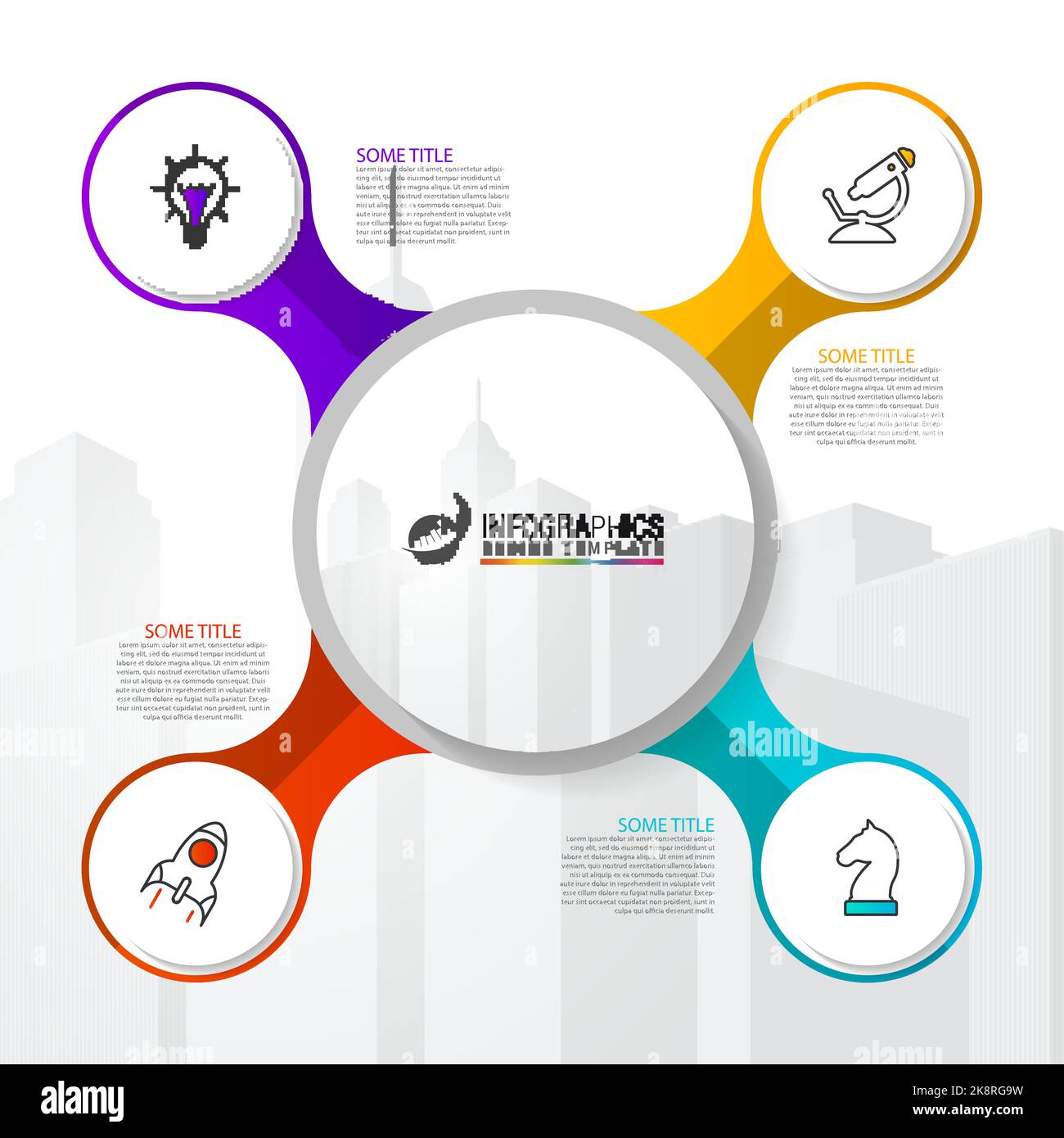 Infographic design template. Creative concept with 4 steps. Can be used ...