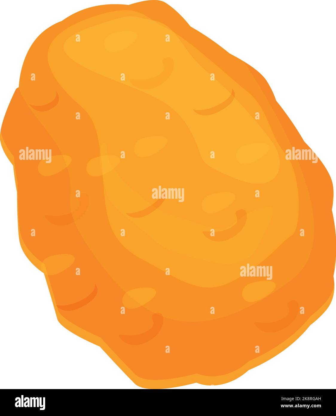 Chicken nugget food icon cartoon vector. Fast menu. Lunch restaurant ...