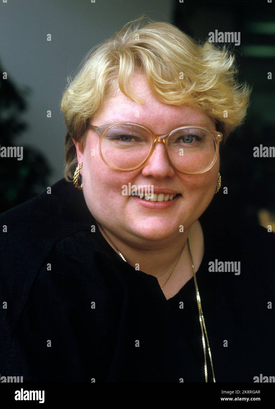 Oslo April 27, 1984. NRK correspondent Marit Christensen. Will be a new ...