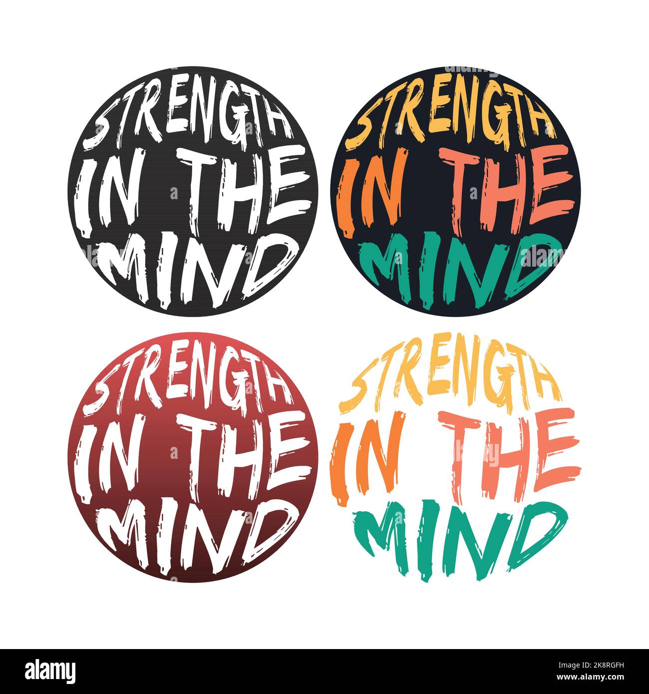 STRENGTH IN THE MIND, lettering typography design artwork collection ...