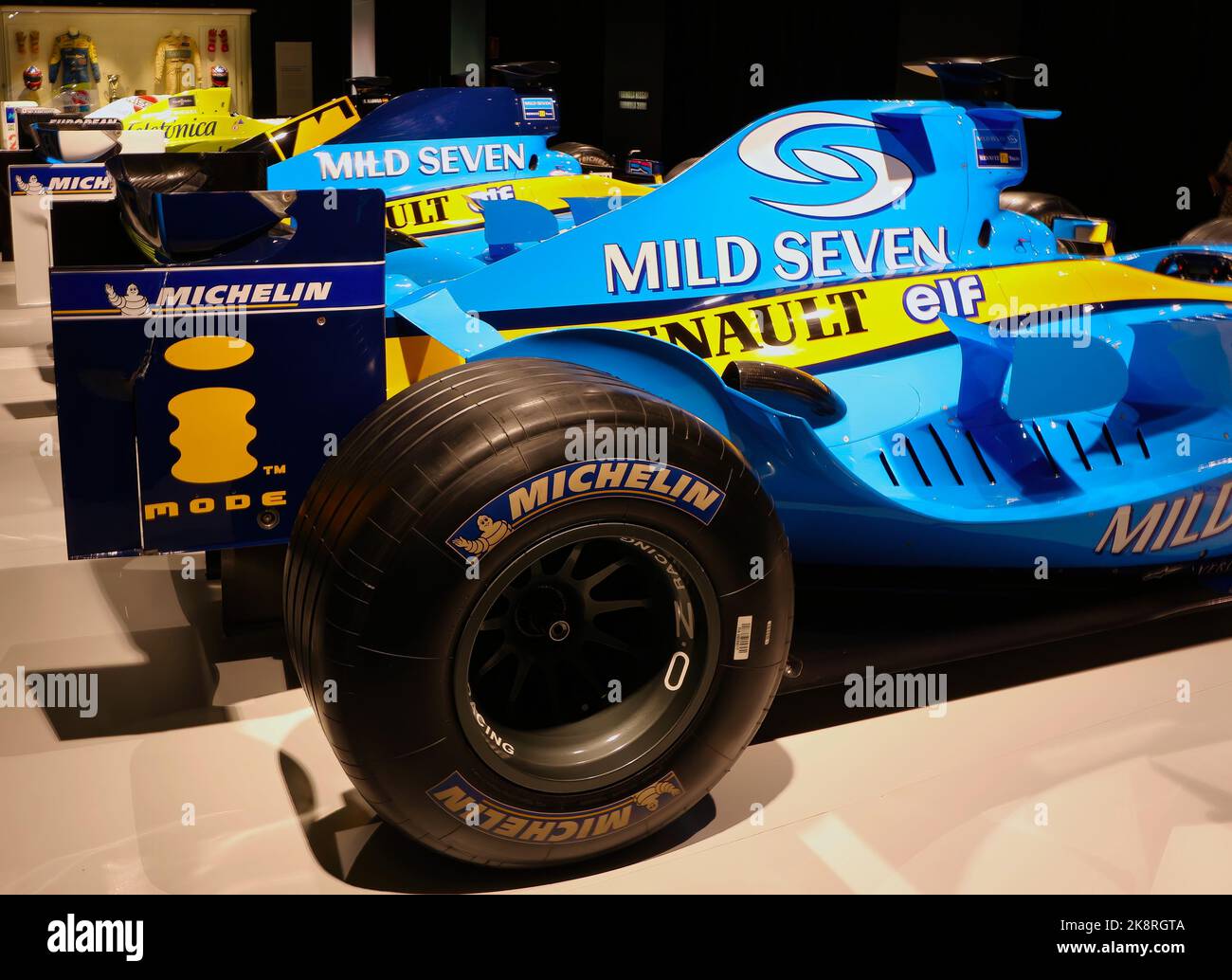 Rear view of FI cars from the early career of Fernando Alonso Formula 1 ...