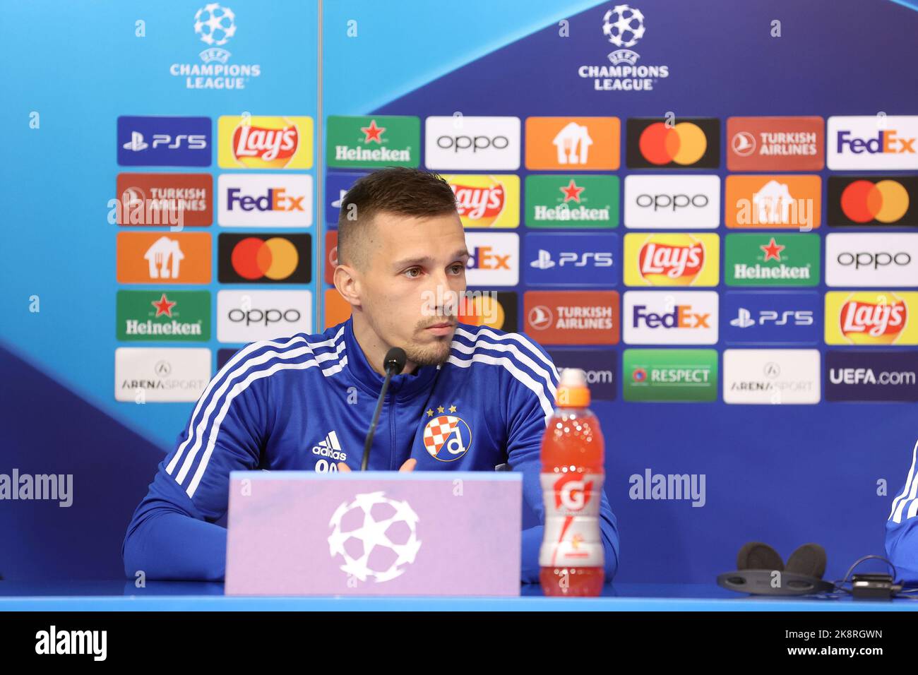 Player of Dinamo Zagreb Mislav Orsic speaks on a press conference ahead ...