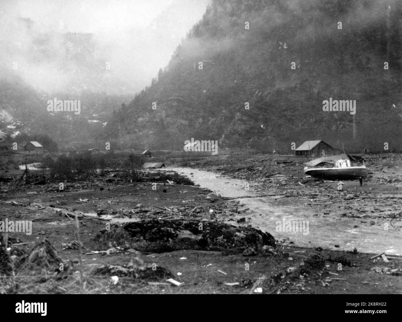 April 1934. The Tafjord accident. The night of April 7, 1934, a large ...