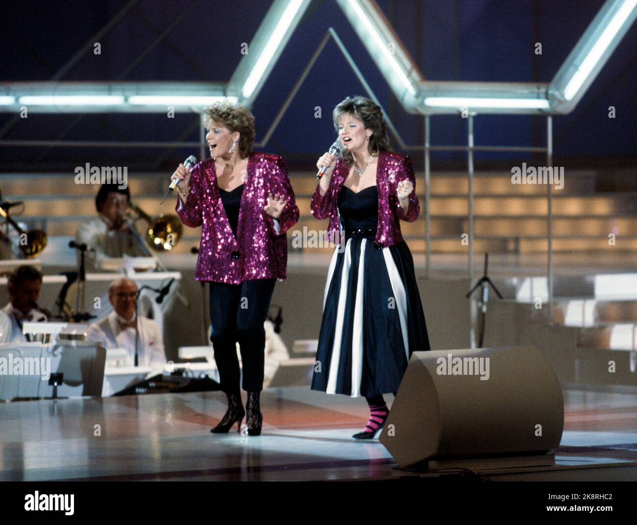 Gothenburg May 5, 1985. Melody Grand Prix is held in Gothenburg. The ...