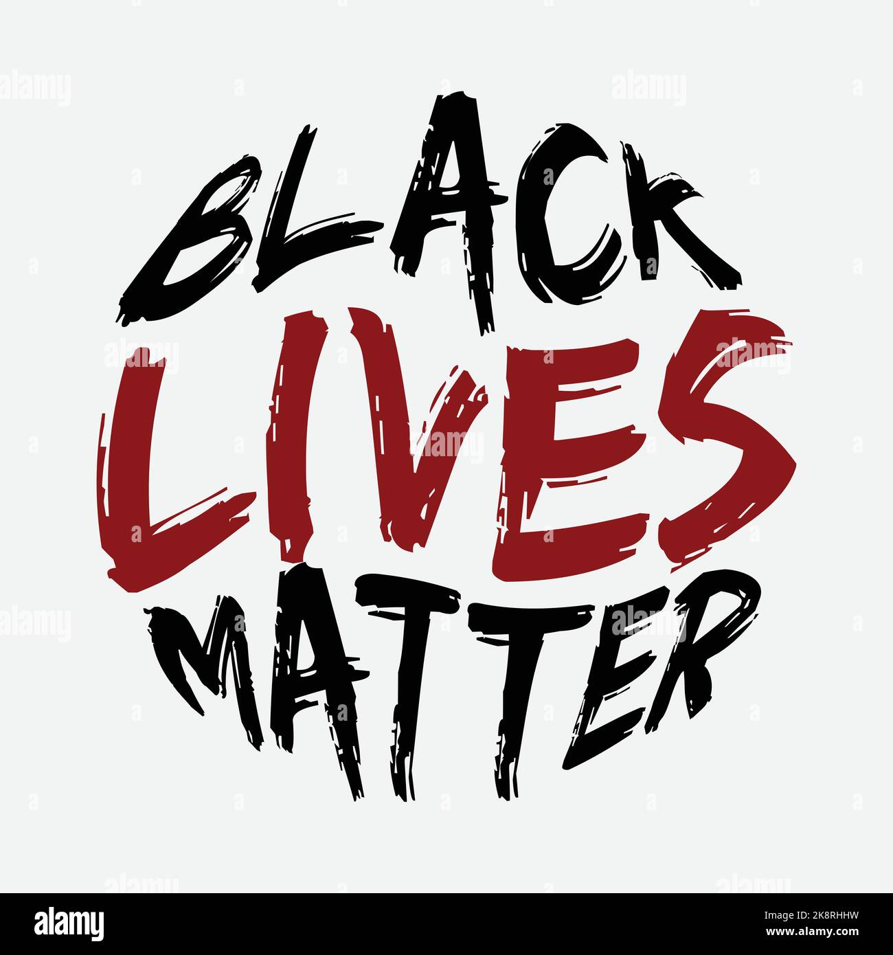 BLACK LIVES MATTER, lettering typography design artwork. Editable ...